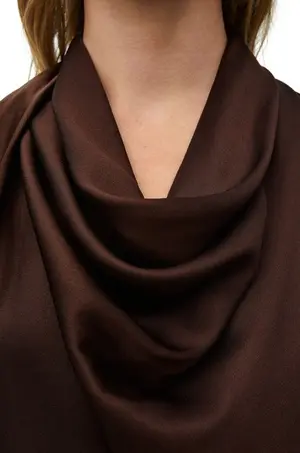 Loewe Long Halterneck Satin Dress