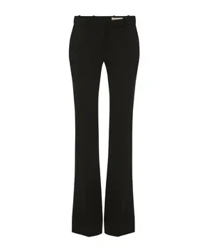 Alexander McQueen Tailored Flared Trousers - Black