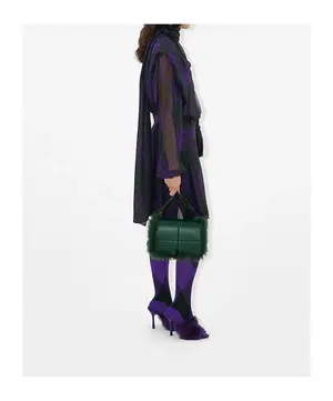 Burberry Check-pattern Scarf Detailed Blouse