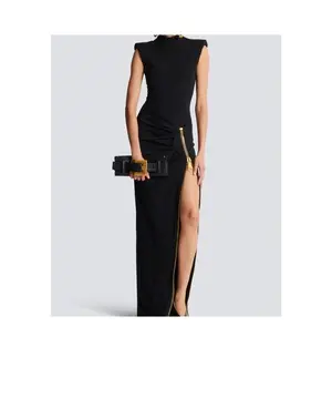 Balmain Anthem Clutch Bag - Black