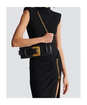 Balmain Anthem Clutch Bag - Black