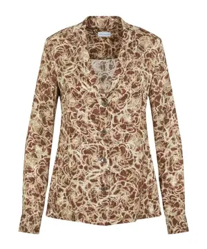 Dries Van Noten Printed Long-sleeve Shirt