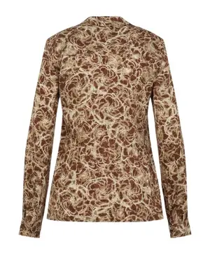 Dries Van Noten Printed Long-sleeve Shirt