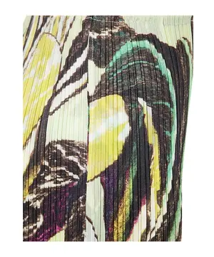 Issey Miyake Cropped Pleated Trousers - Multicolor