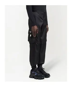 Prada Straight Leg Cargo Pants - Black