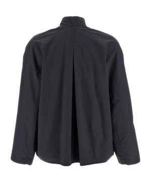 LEMAIRE Ascot Blouse With Rounded Hem - Charcoal
