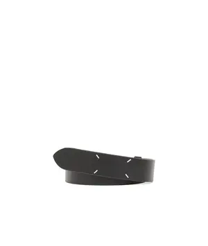 MAISON MARGIELA Leather Belt - Black