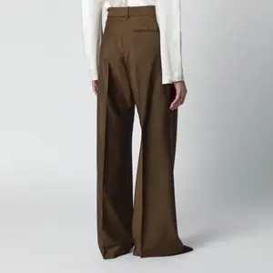 RÓHE Pleated Wide-leg Trousers - Green
