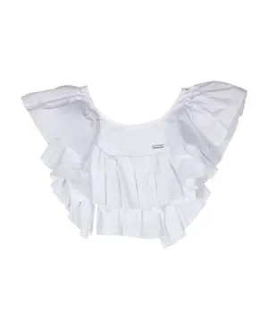 Monnalisa Ruffled Cropped Blouse