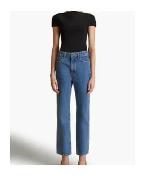Khaite Abigail Straight-leg Jeans