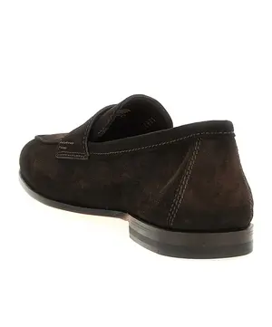 Santoni Carlo Penny Loafers - Brown