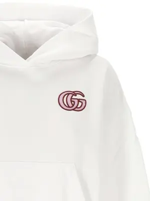 Gucci Logo Embroidered Hoodie