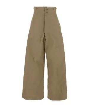 QUIRA High-waist Wide-leg Pants