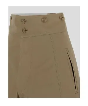QUIRA High-waist Wide-leg Pants