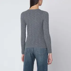 Polo Ralph Lauren Kimberly V-neck Jumper - Grey