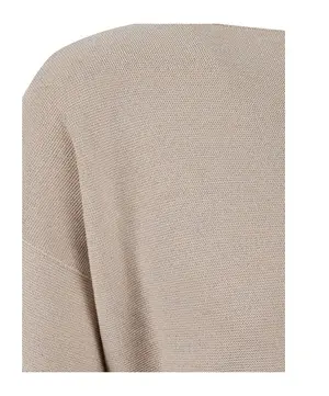 Fabiana Filippi Brilliant Boatneck Jumper - Nude