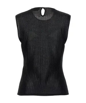 Alexander McQueen Sleeveless Armor Knit Vest