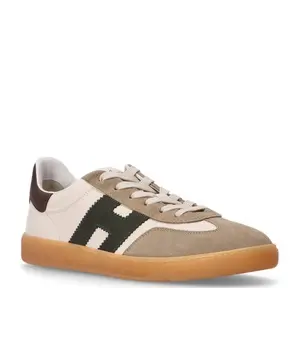 Hogan Lace-up Round Toe Low Top Sneakers - Nude