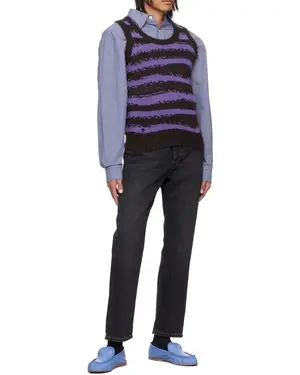 Acne Studios Logo Patch Mid-rise Jeans - Black