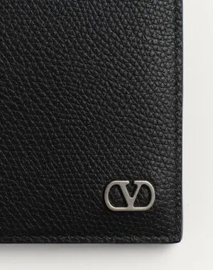 Valentino Garavani Vlogo Signature Bi-fold Wallet - Black