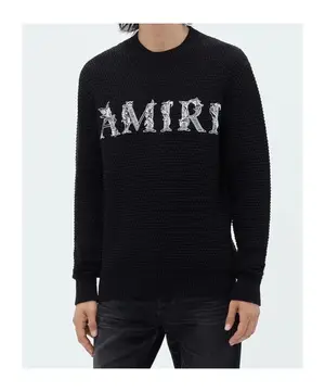 Amiri Baroque Logo Sweater