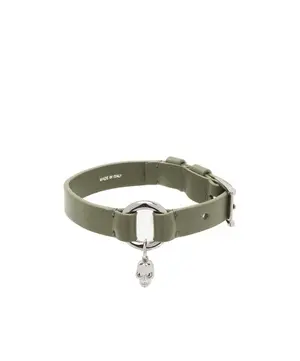 Alexander McQueen Skull Charm Bracelet - Green