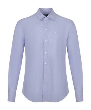 Emporio Armani Men Embroidered Shirts For Men