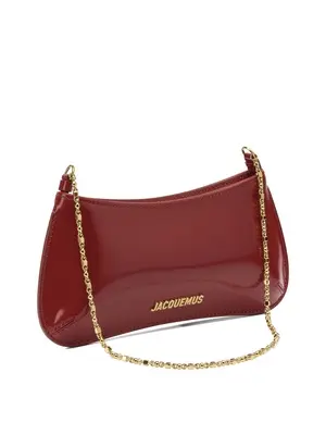 Jacquemus Small Bisou Chaine Shoulder Bag - Red
