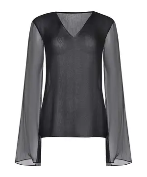 Alberta Ferretti Straight Hem Tops
