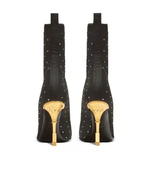 Balmain Moneta Embellished Sock Boots