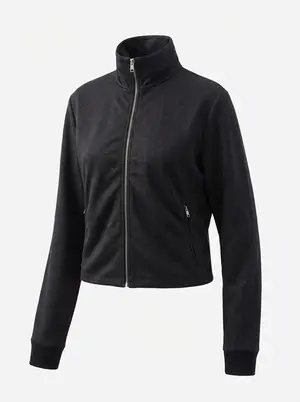 Gucci Gg Jersey Jacquard Zip Jacket - Black
