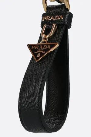 Prada Saffiano Leather Keychain
