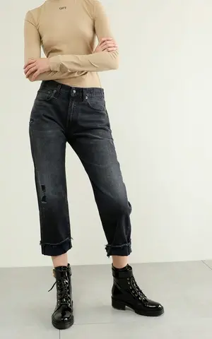 R13 Straight Leg Jeans - No