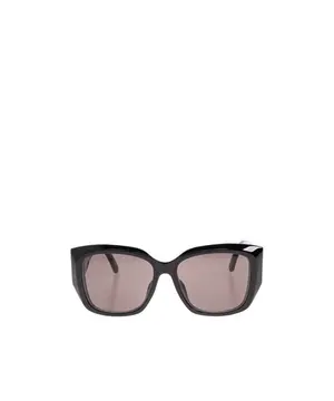 Balenciaga Bb Logo Rectangle Sunglasses - Black