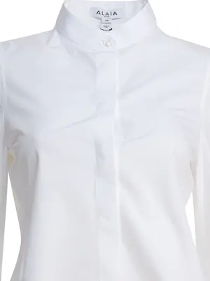 Alaïa Poplin Puff Shirt
