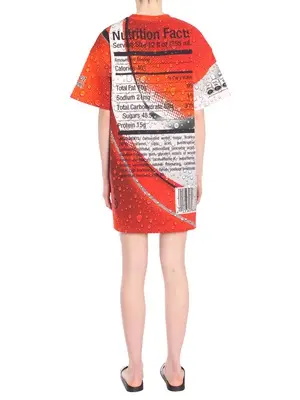 Moschino Printed Crewneck T-shirt Dress