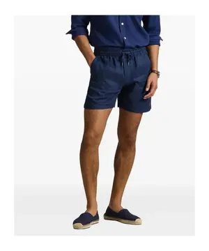 Polo Ralph Lauren Elastic-waist Linen Shorts