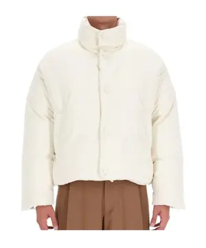 Ami Button Funnel-neck Jacket