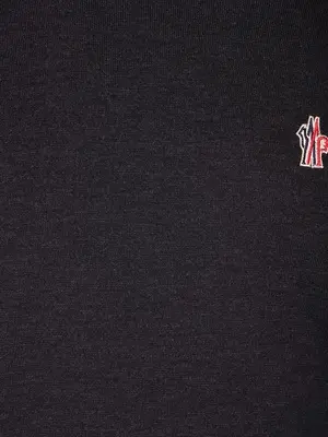 Moncler Embroidered Knitted Jumper