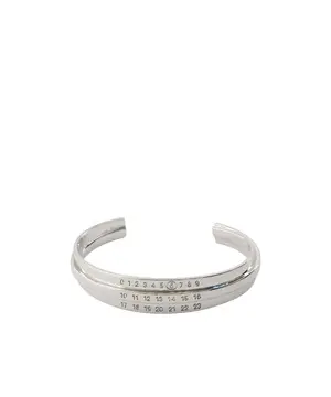 MAISON MARGIELA Numbered Cuff Bracelet - Gray