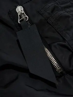 Attico The Zip Pocket Bomber Jacket By - Black