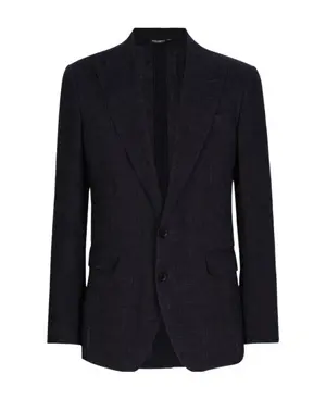 Dolce & Gabbana Dolce Gabbana Sicilia Single-breasted Blazer - Black