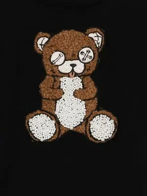 BARROW Bear Embellished Cotton T-shirt