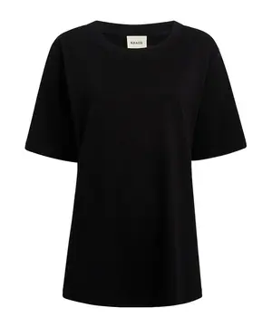 Khaite Allen Top With Dropped Shoulders - Black
