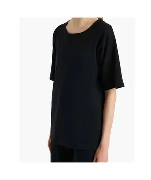 Khaite Allen Top With Dropped Shoulders - Black