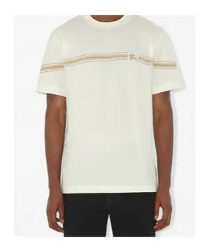 Burberry Striped Crewneck T-shirt