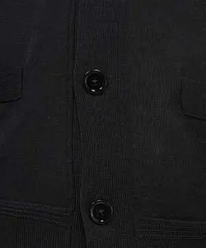 TOM FORD V-neck Cardigan With Rib Details - Black