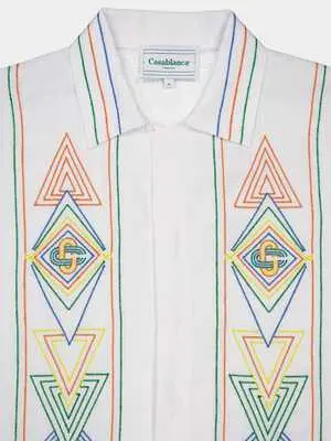 Casablanca Le Fil De La Musique Embroidered Shirt