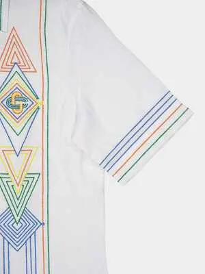 Casablanca Le Fil De La Musique Embroidered Shirt