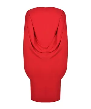 Alberta Ferretti Cape Dress